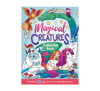 Book colouring magical creatures - Classyaid Boutique